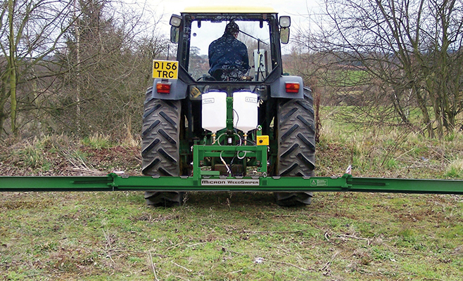 Micron Weed Management spraying equipment: trailed and lift-mounted ...