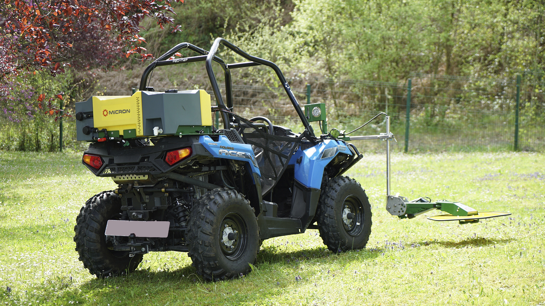 Sprayguard sprayer for treating olive trees and mature trees with ...